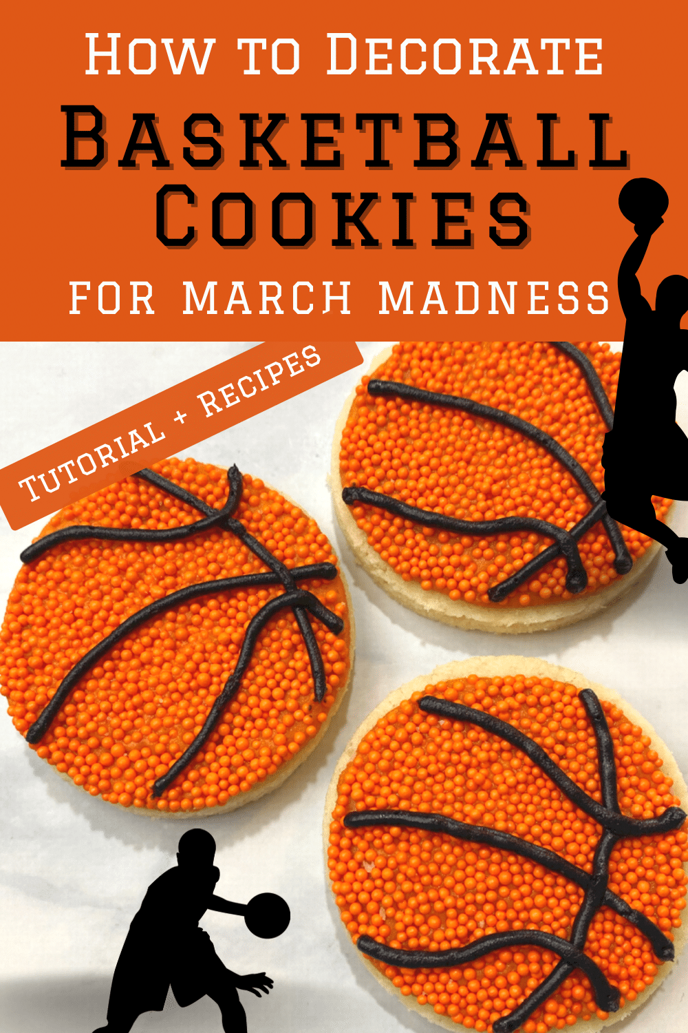How to Decorate Basketball Cookies with Buttercream Frosting