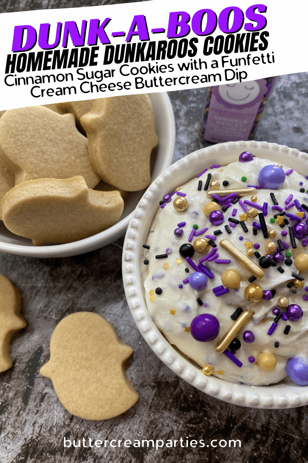 Fun Homemade Dunkaroos Cookies for Halloween: Dunk-A-Boos!