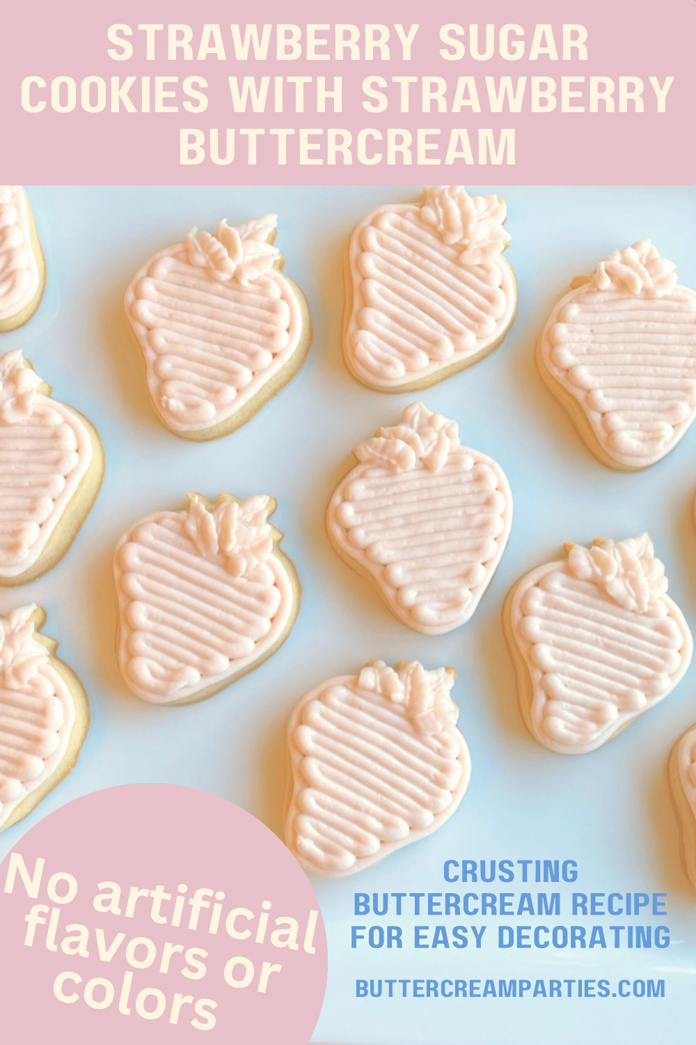 Roll Out Strawberry Sugar Cookie Recipe With Real Strawberry