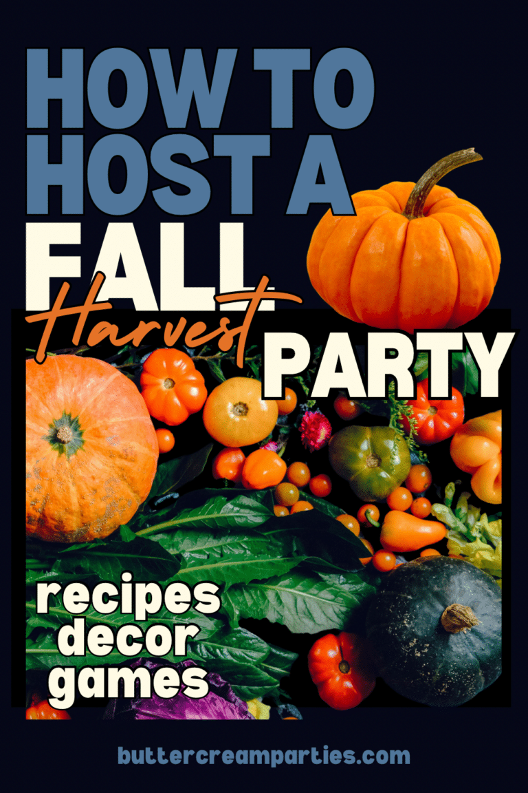 Hosting a Fun Fall Harvest Party | Buttercream Parties