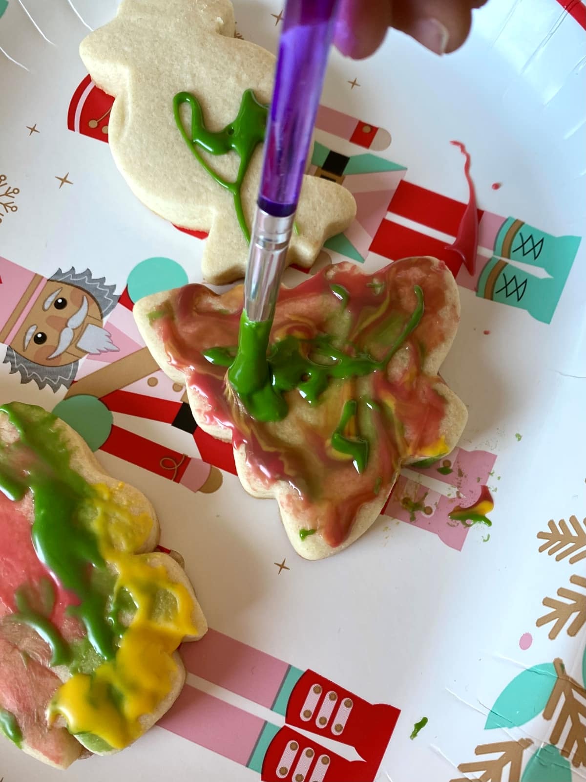 Super Easy Preschool Cookie Decorating with Cookie Paint | Buttercream ...