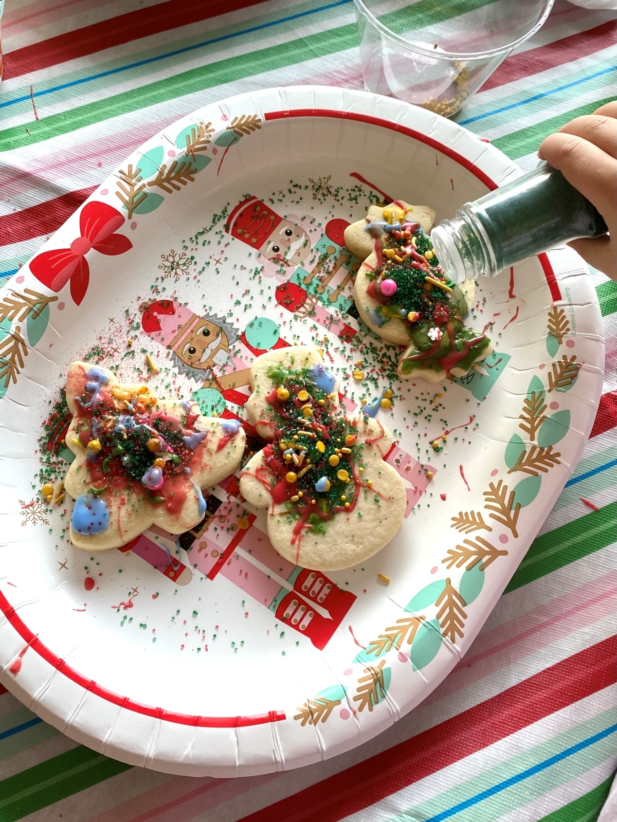 Super Easy Preschool Cookie Decorating with Cookie Paint | Buttercream ...
